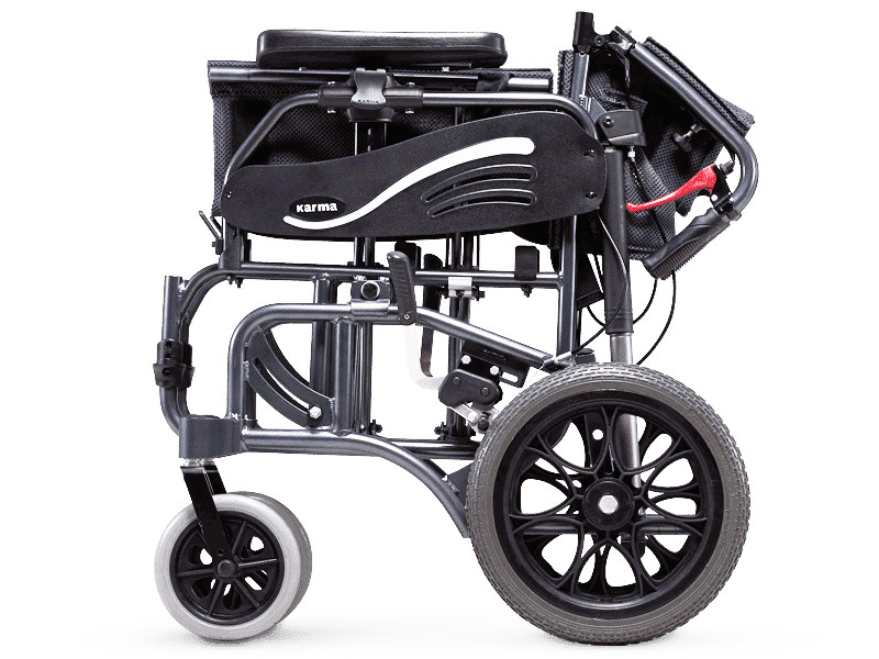 Silla de ruedas basculante plegable de aluminio VIP - Ayudas Dinámicas